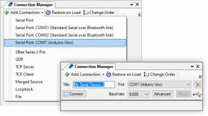 Serial Connections - Getting Started with MegunoLink