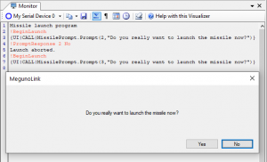 Prompt - Interface Panel - MegunoLink